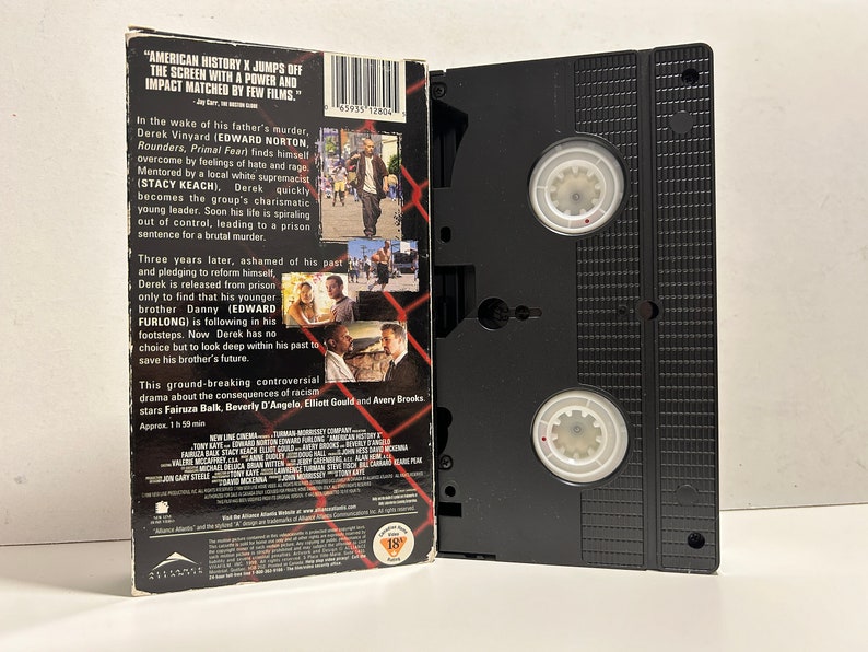 American History X - VHS Tape - Etsy