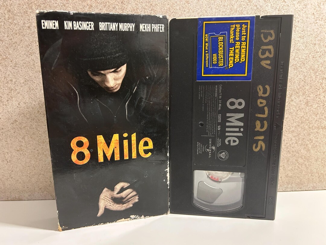 8 Mile - VHS Tape - Etsy