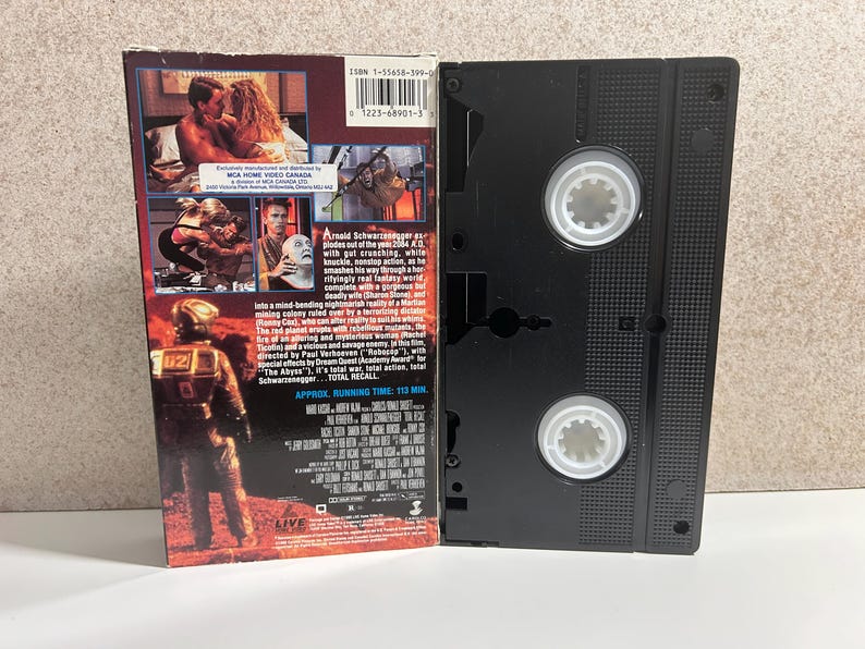 Total Recall - VHS Tape - Etsy