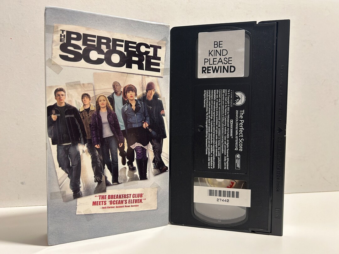 The Perfect Score - VHS Tape - Etsy
