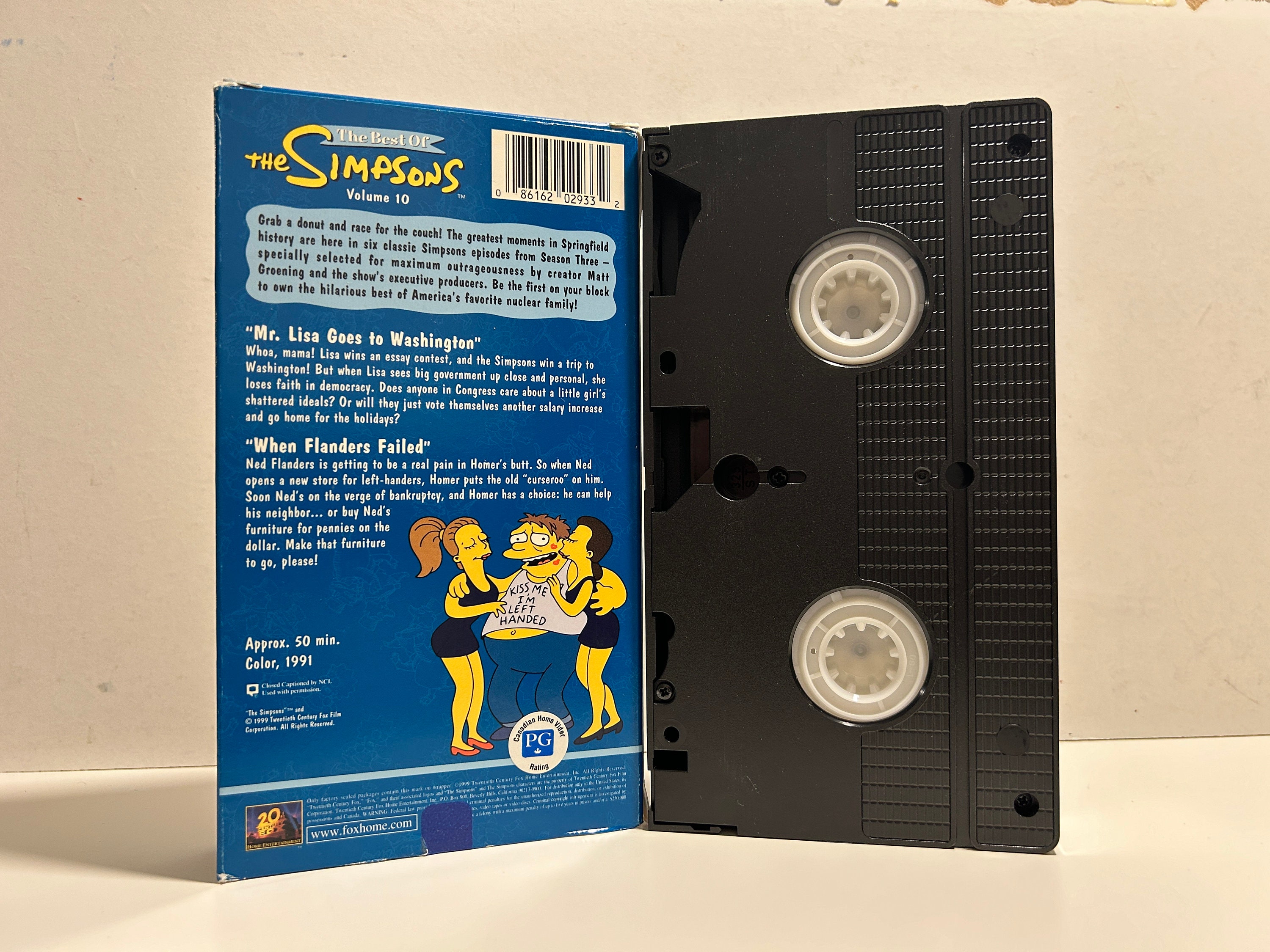 The Best of the Simpsons Volume 10 - VHS Tape - Etsy