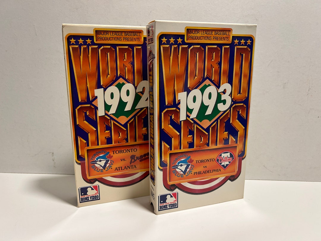 MLB Toronto Blue Jays 1992 and 1993 World Series - VHS Tape - Etsy