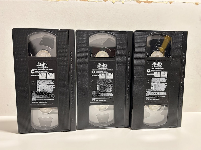 Buffy the Vampire Slayer 3 VHS Box Set - Etsy