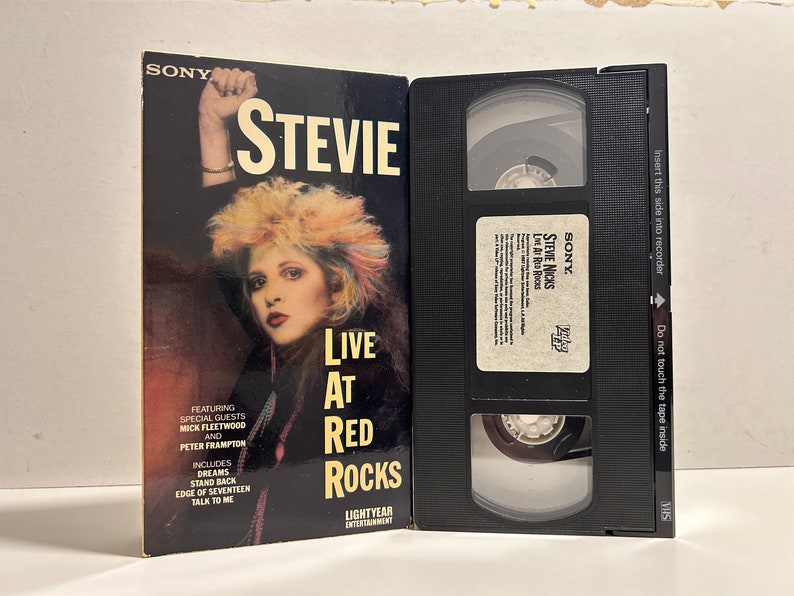 Stevie Nick's Live at Red Rocks VHS Tape - Etsy