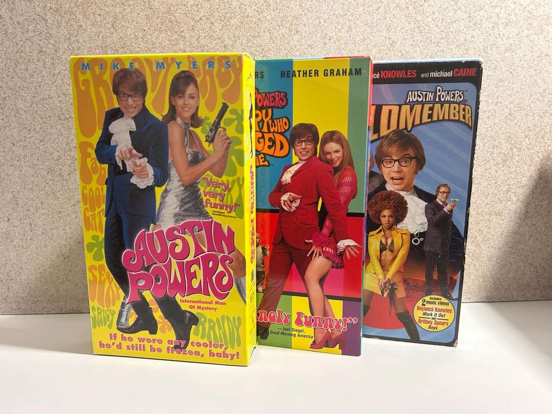 Austin Powers Trilogy - VHS Tape - Etsy