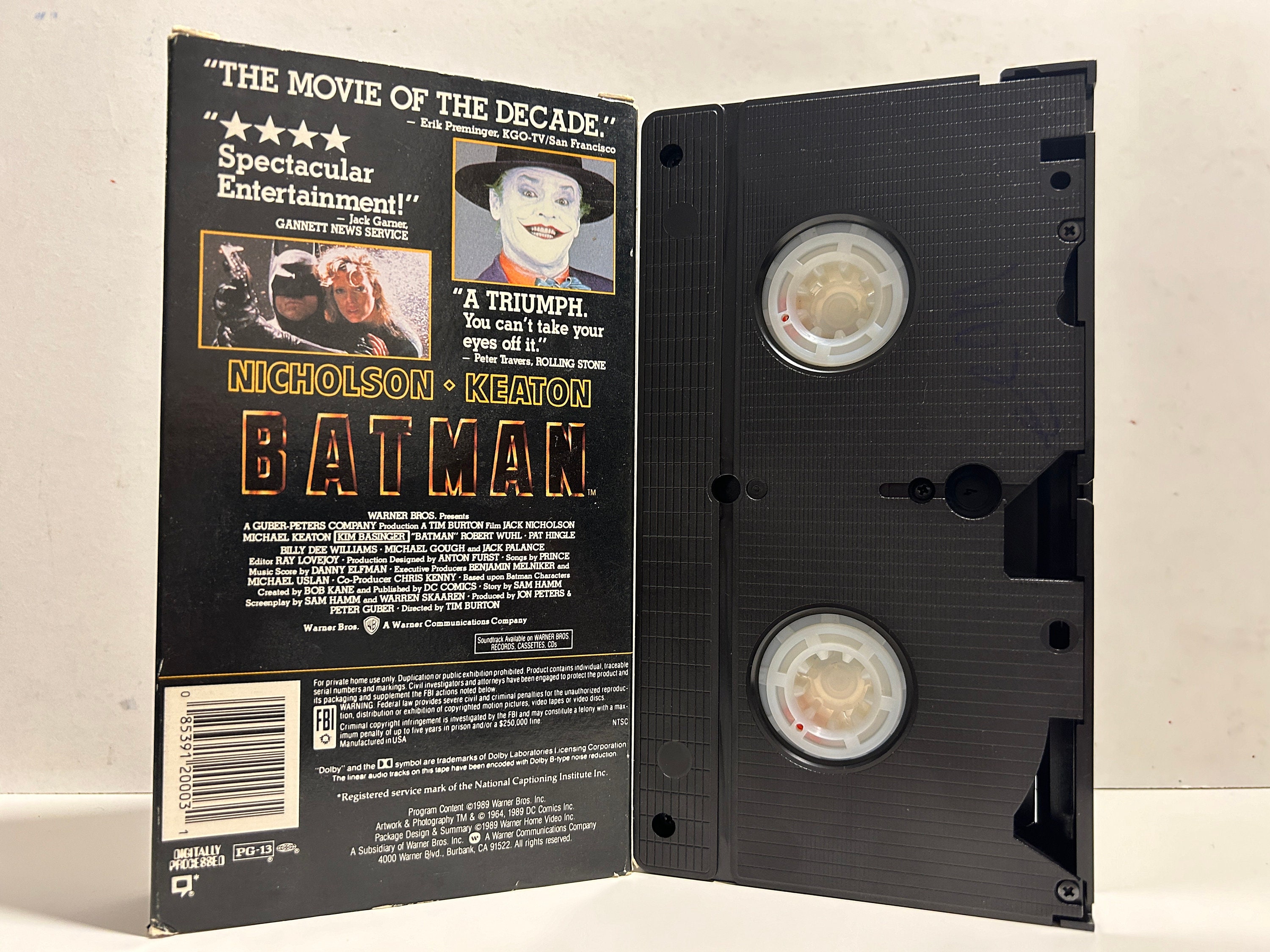 Batman VHS Tape - Etsy