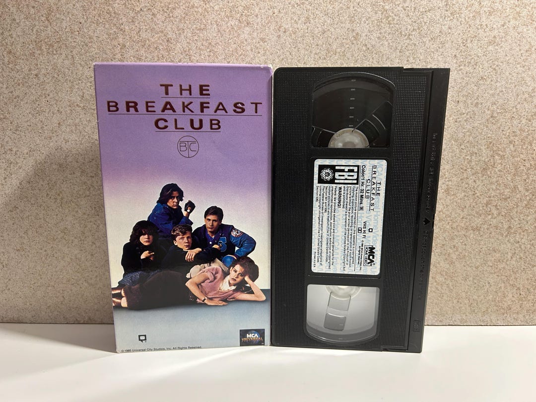 The Breakfast Club - VHS Tape - Etsy