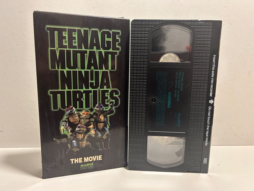The Teenage Mutant Ninja Turtles VHS Tape - Etsy