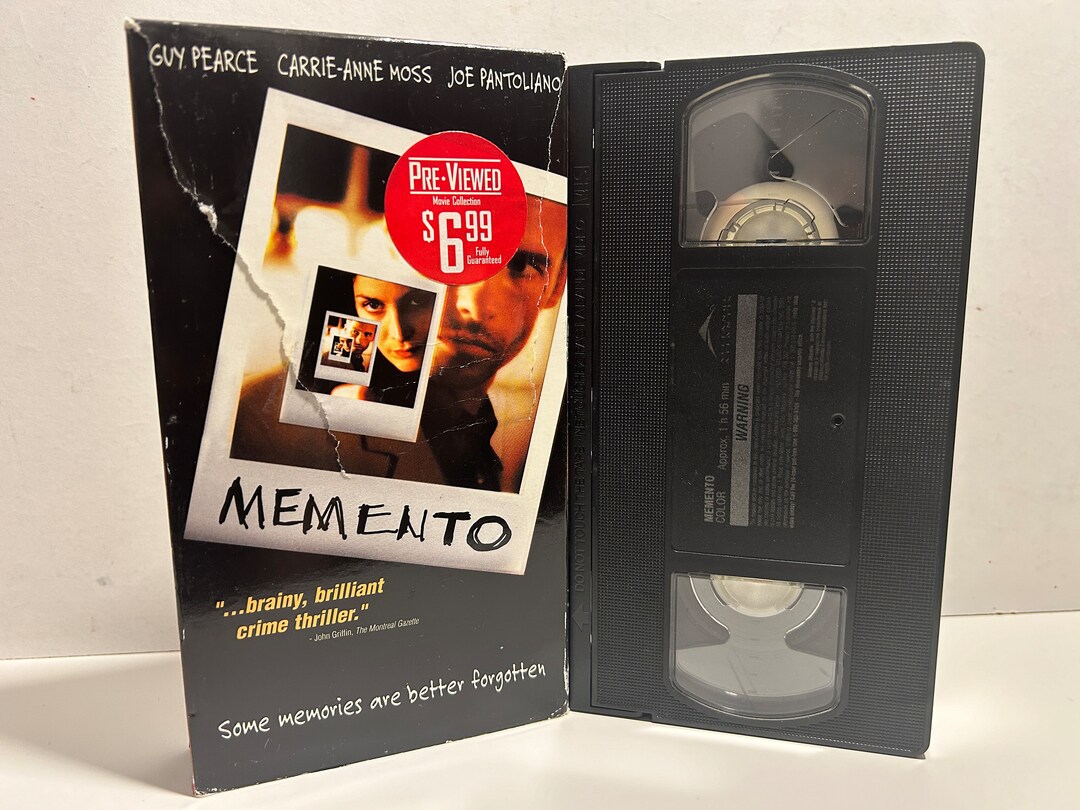 Memento - VHS Tape - Etsy