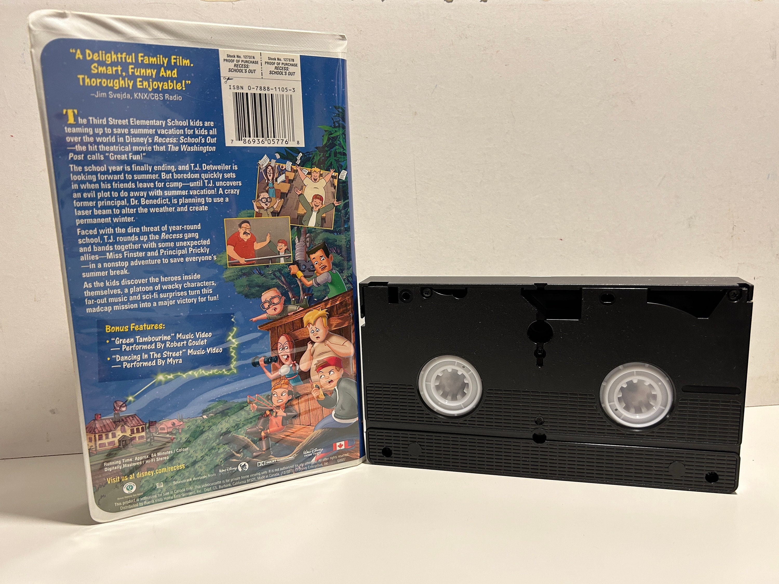Recess: School's Out - VHS Tape - Etsy