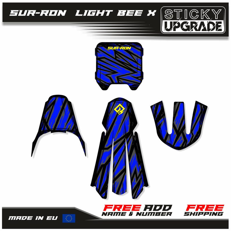 Sur-ron Light Bee Graphics Kit, Surron Wrap, Segway X260 Stickers ...