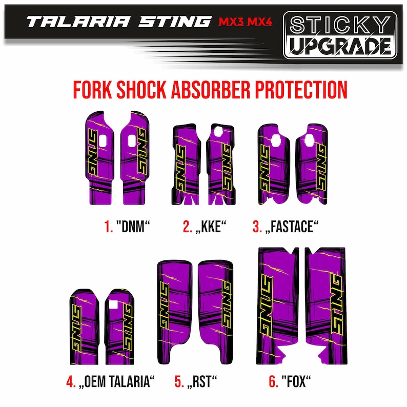 Talaria Sting Graphics Kit, Talaria Mx3 Mx4 Decal, Wrap, Electric Bike ...