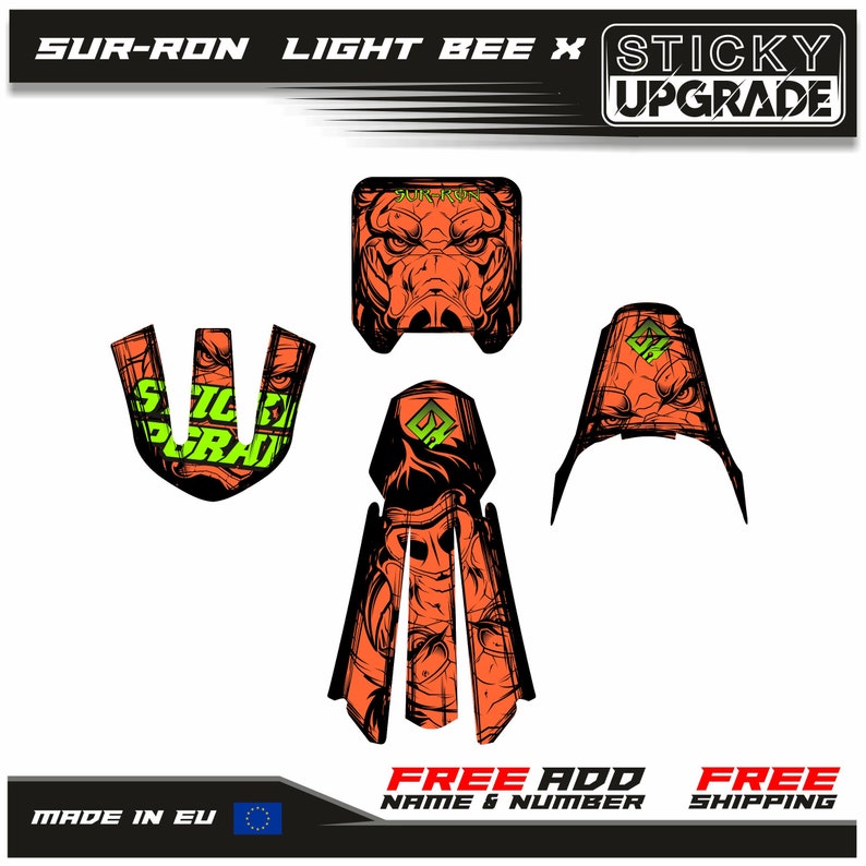 Sur-ron Light Bee X Graphics Kit, Segway X260 Stickers Set, Decal 21 ...