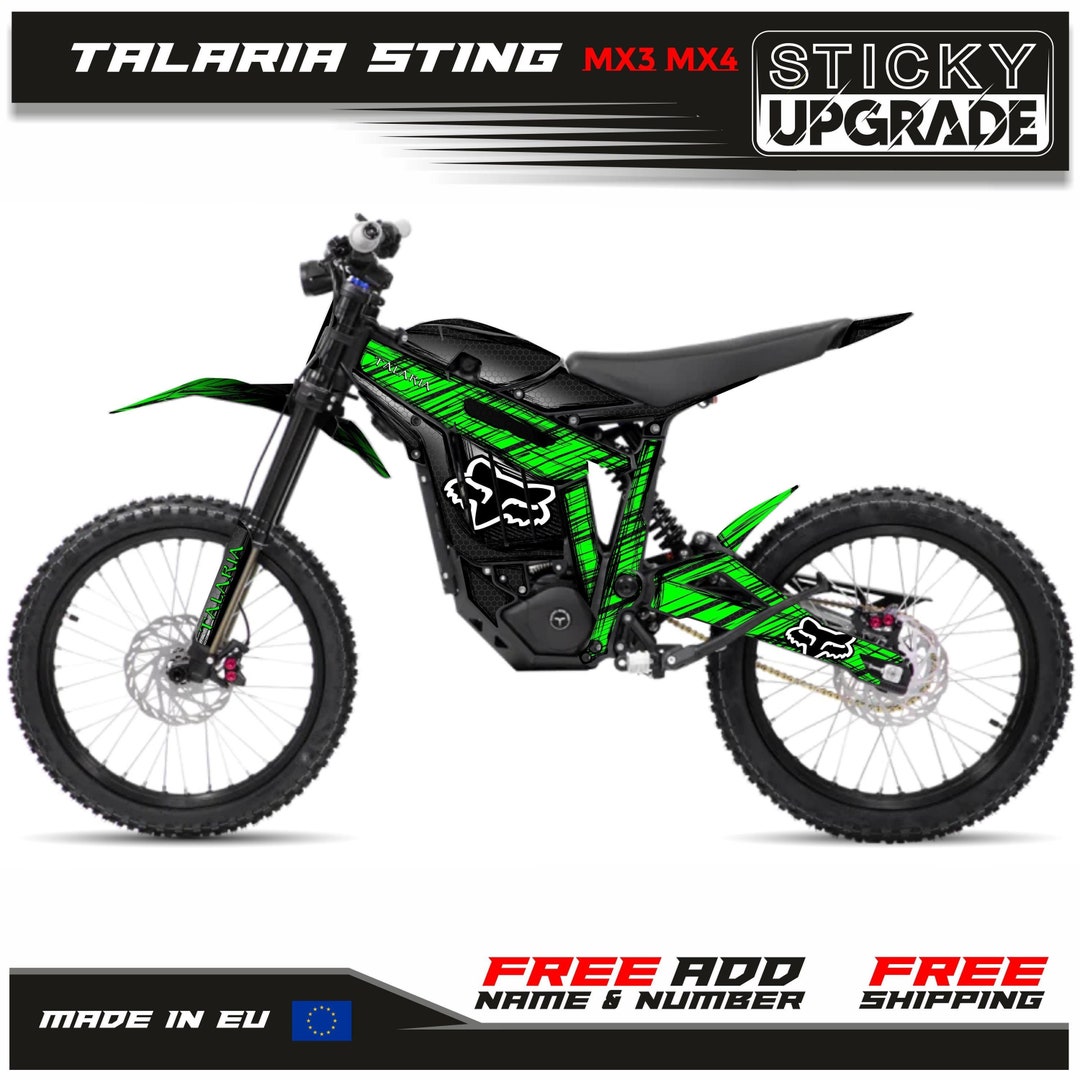 Talaria Sting Graphics Kit, Decals Mx3 Mx4 Kit, Stickers Set 21 Mil or ...