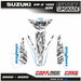 Suzuki DRZ 400 SM 2000 - 2020 Graphics / Decals Kit 21 Mil / 534 Micron ...