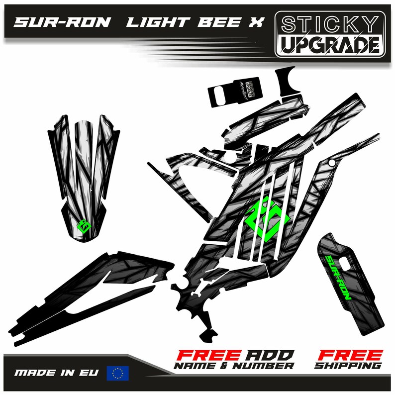 Sur-ron Light Bee X Graphics Kit, Segway X260 Stickers Set, Surron ...
