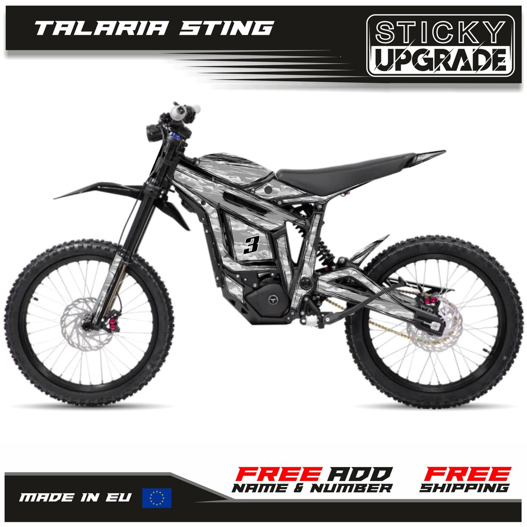 Talaria Sting R MX Graphics, 21 Mil / 534 Micron, Sticker Kit, Decals ...