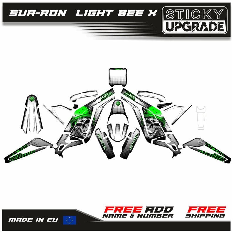 Sur-ron Light Bee X Graphics Kit, Segway X260 Stickers Set, Decal 21 ...