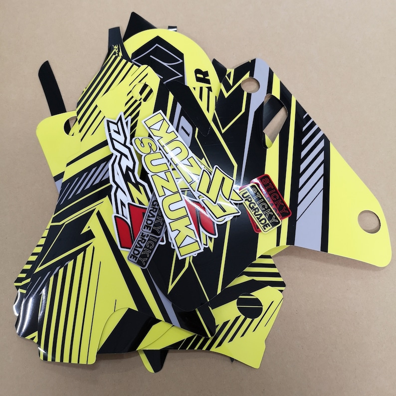 Suzuki DRZ 400 S E 2000 - 2020 Graphics / Decals Kit 21 Mil 534 Micron ...