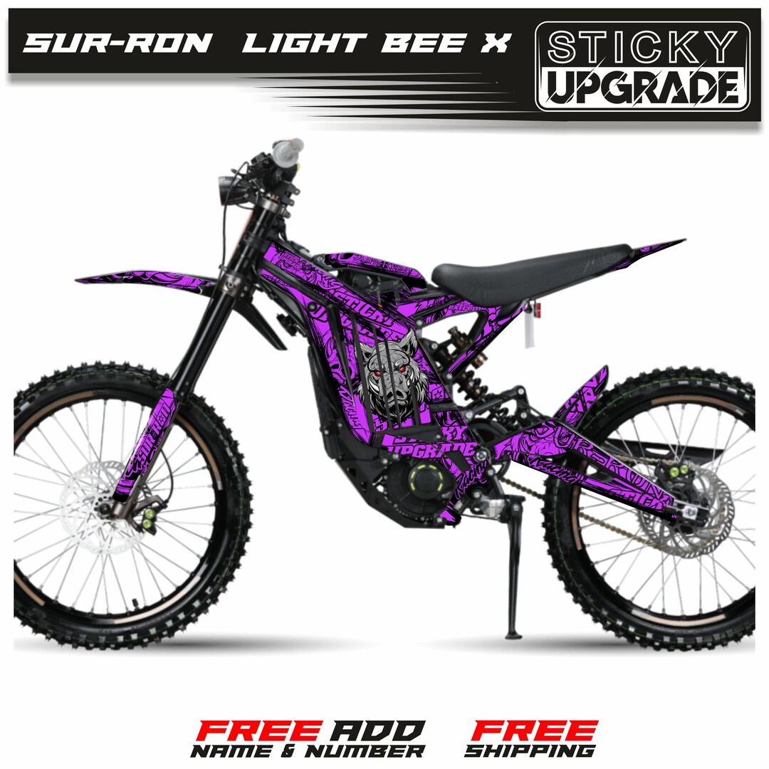 Sur-ron Light Bee Graphics Kit, Surron Wrap, Segway X260 Stickers ...