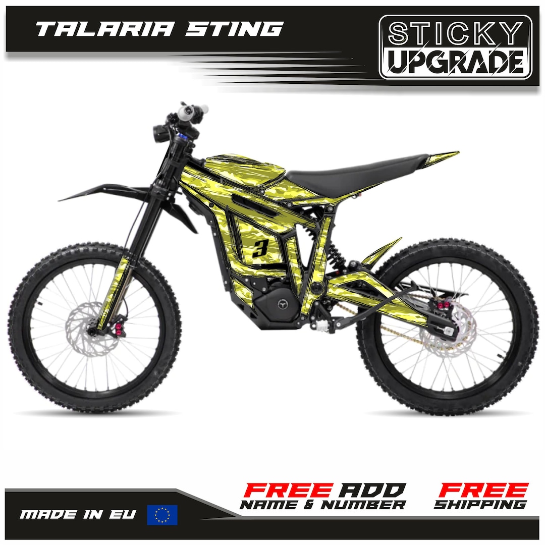 Talaria Sting Graphics Kit, Decals Kit R MX, Stickers Kit 21 Mil 534 ...