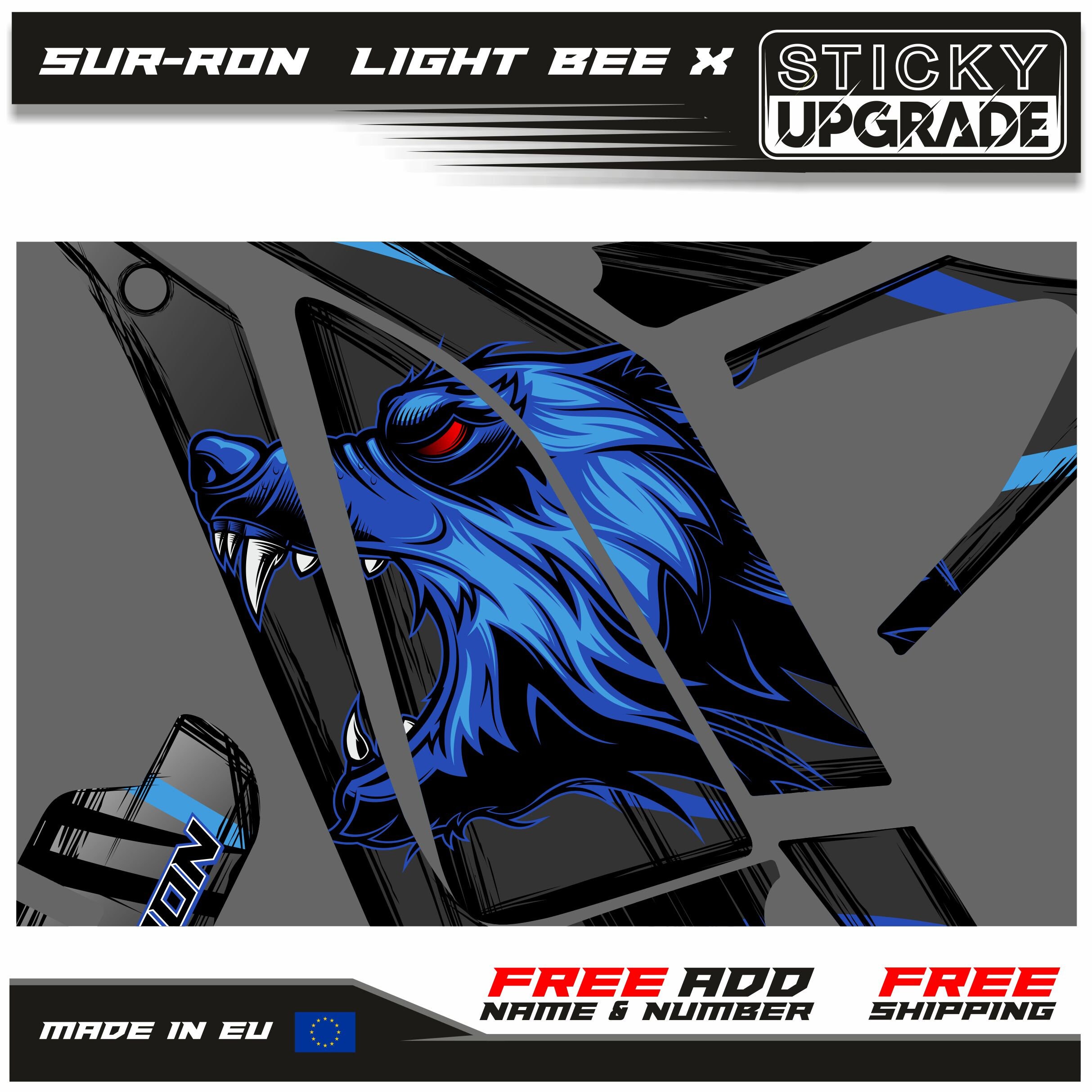 Sur-ron Light Bee X, Wolf Decal Graphics Kit 21mil 534 Micron - Etsy