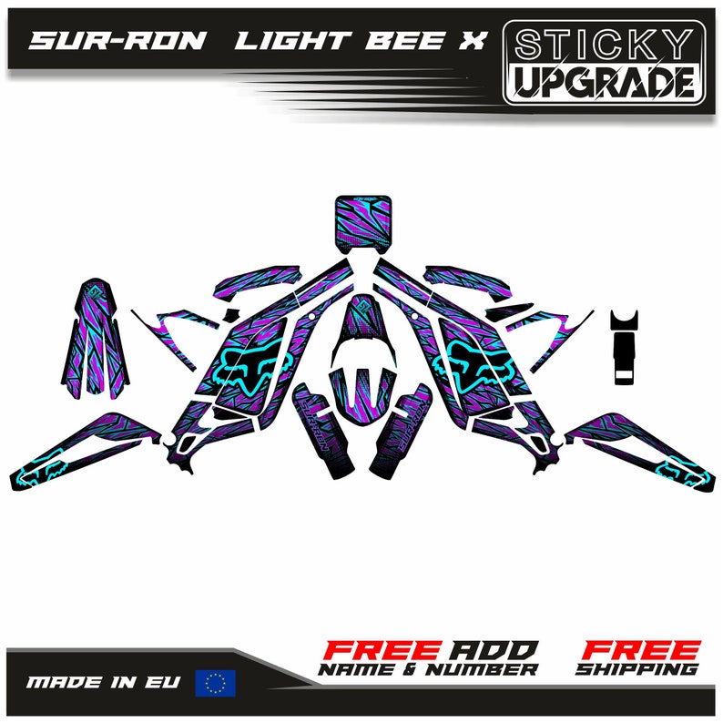 Sur-ron Light Bee X Graphics Kit, Segway X260 Stickers Set, Decal 21 ...