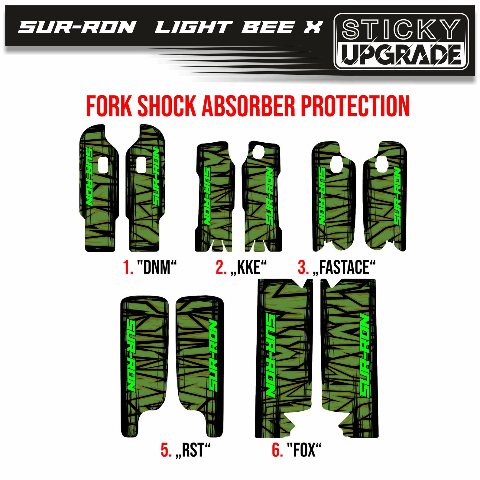Surron Light Bee Decals Graphics Kit / Sur Ron E Bike Stickers / Segway ...