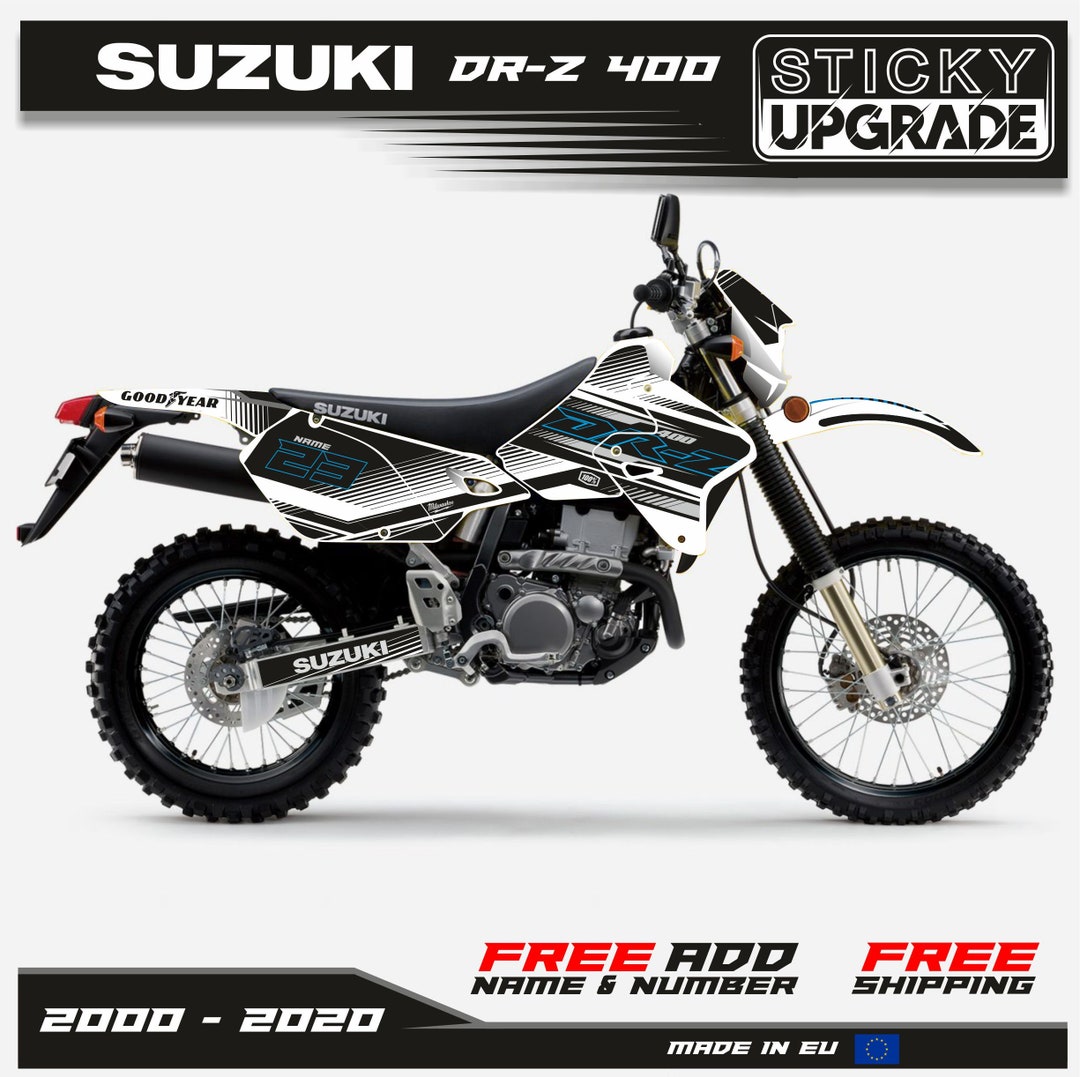 Suzuki DRZ 400 S E 2000 2020 Graphics Stickers Decals Kit 21 / 534 ...