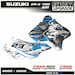Suzuki DRZ 400 SM 2000 - 2020 Graphics / Decals Kit 21 Mil / 534 Micron ...