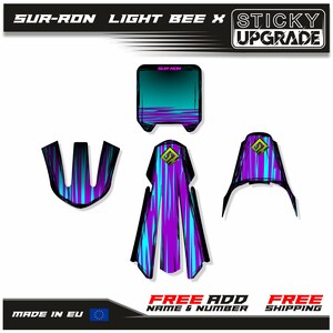 Sur-ron Light Bee X, Electric Bike Bull Decal Graphics Kit 21mil 534 ...
