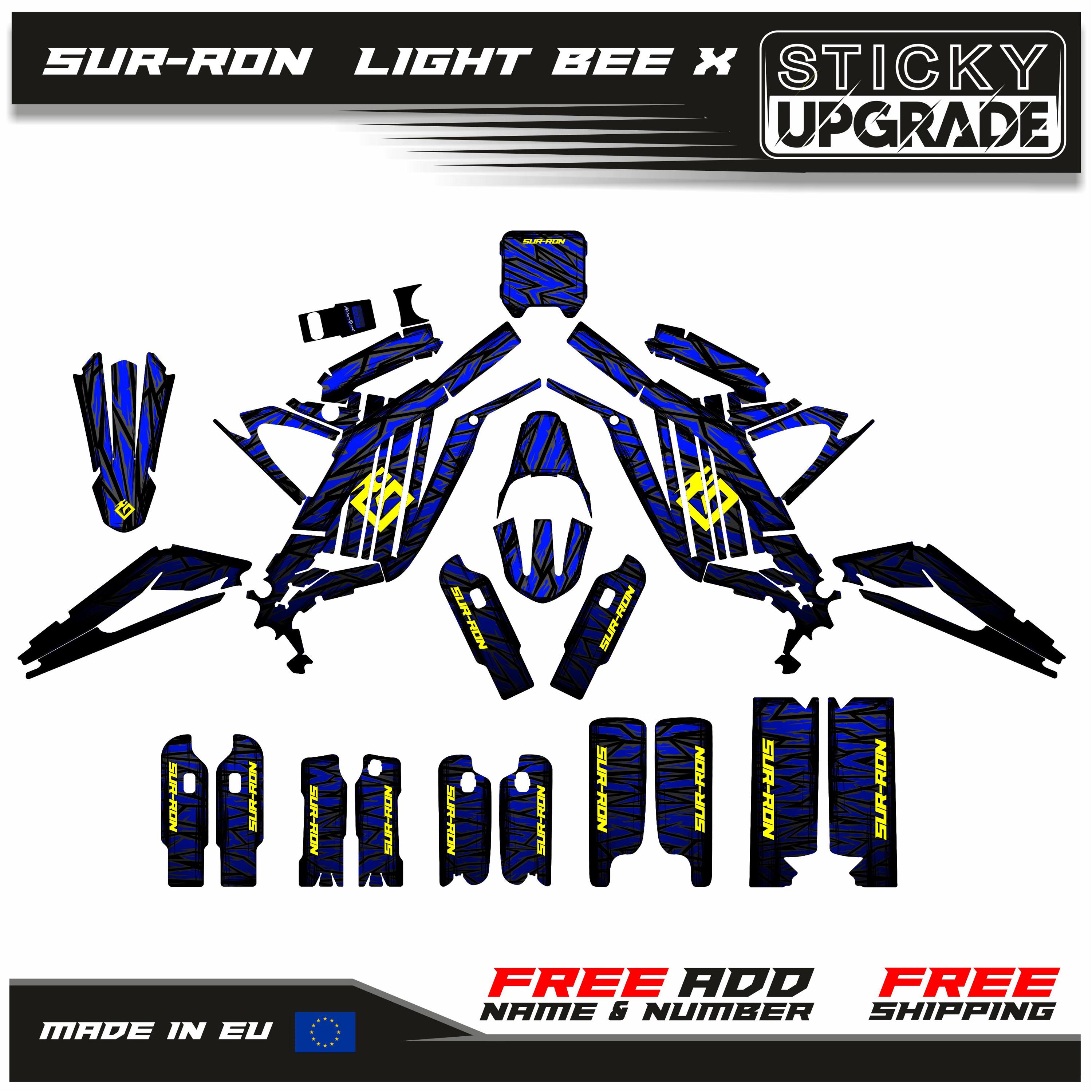 Sur-ron Light Bee Graphics Kit, Surron Wrap, Segway X260 Stickers ...