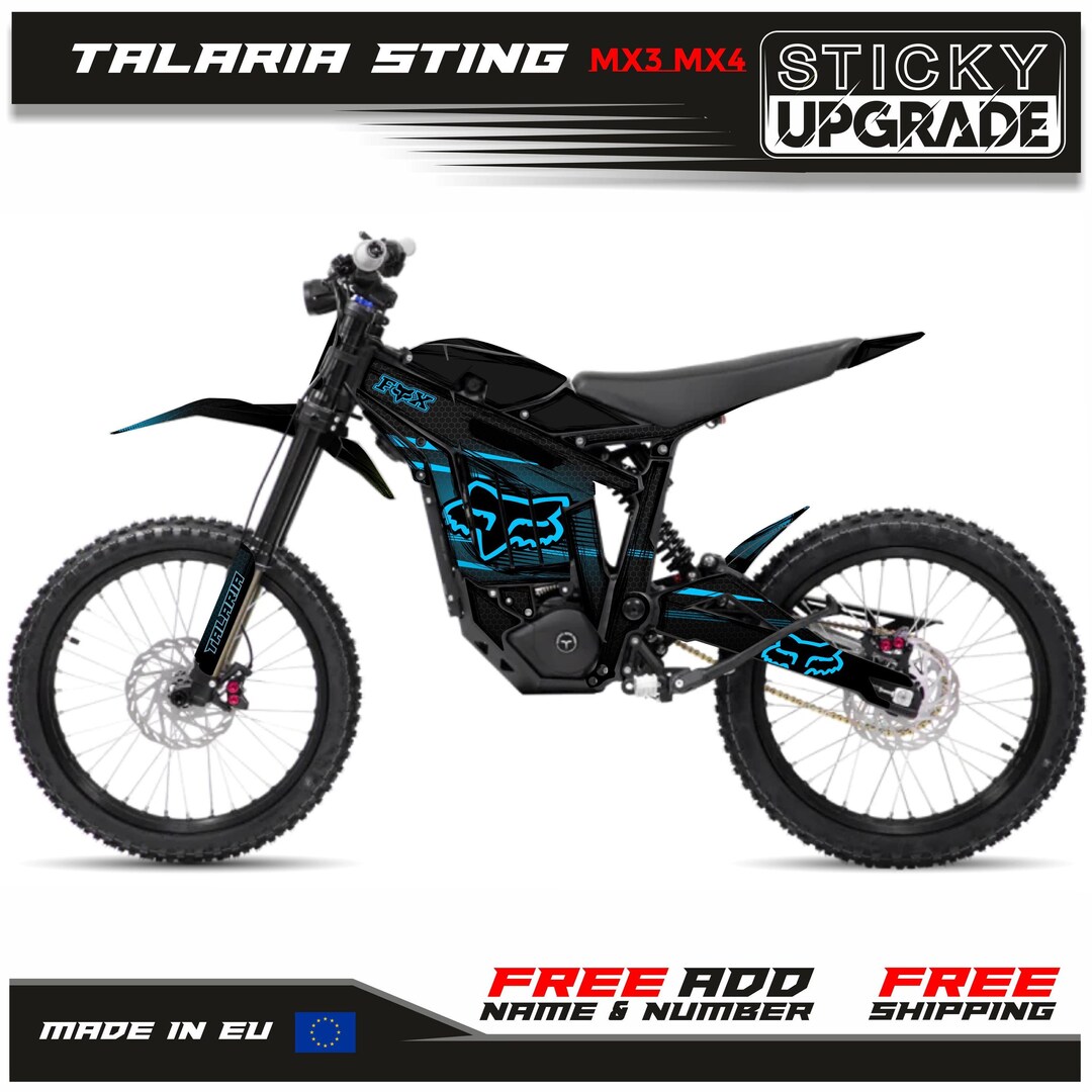 Talaria Sting Graphics Kit, Talaria Mx3 Mx4 Decal, Wrap, Sticker Set - Etsy
