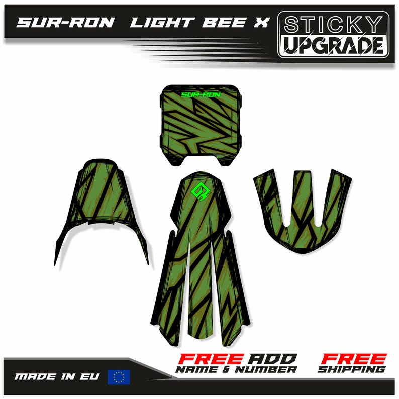 Sur-ron Light Bee X Graphics Kit, Segway X260 Stickers Set, Surron Wrap ...