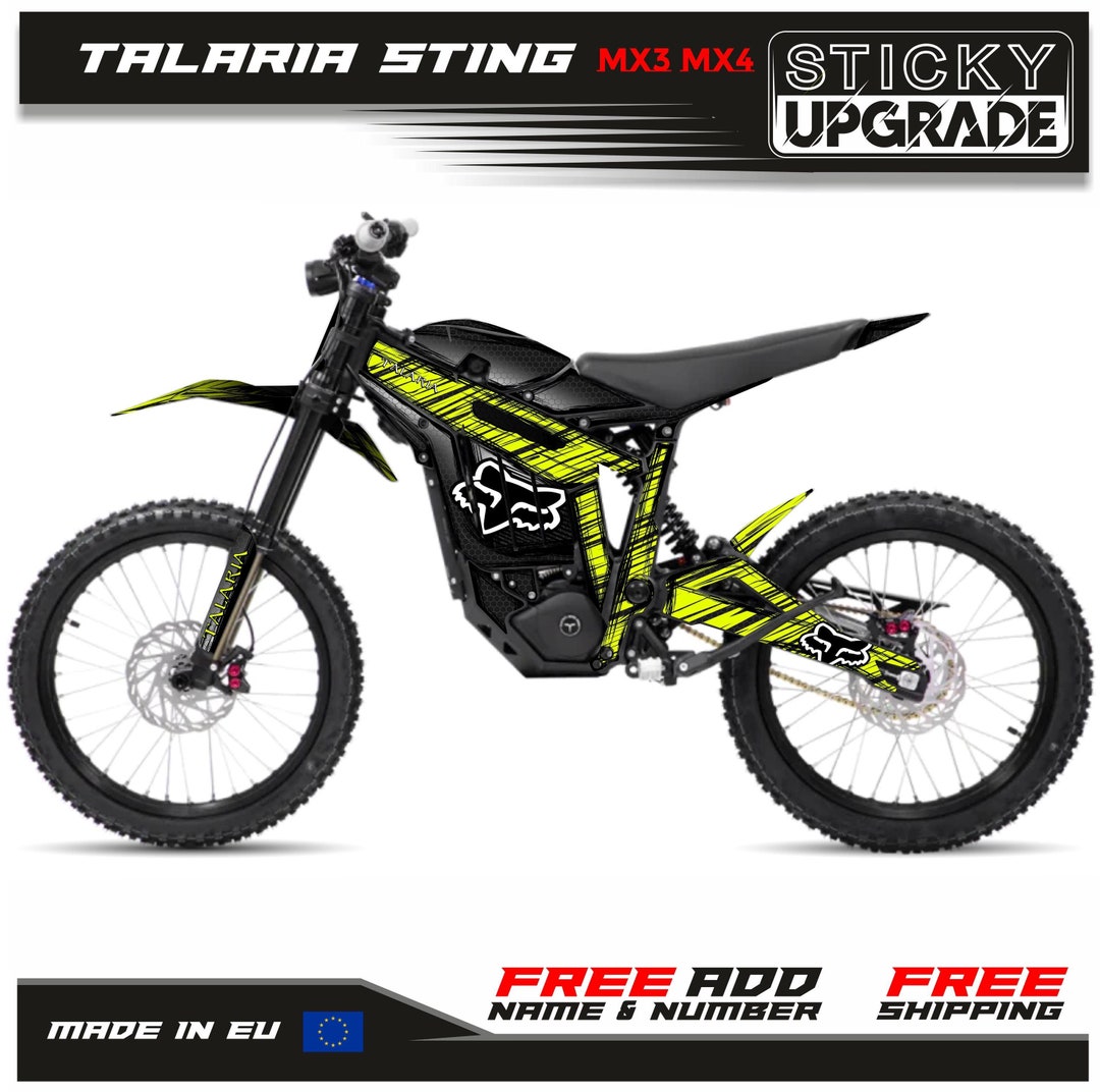 Talaria Sting Graphics Kit, Decals Mx3 Mx4 Kit, Wrap, Stickers Set 21 ...