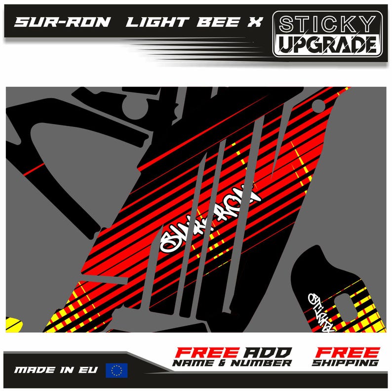Surron Light Bee Graphics Kit, Surron E Bike Stickers, Decals Segway X260 Wrap Electric Bike - Etsy