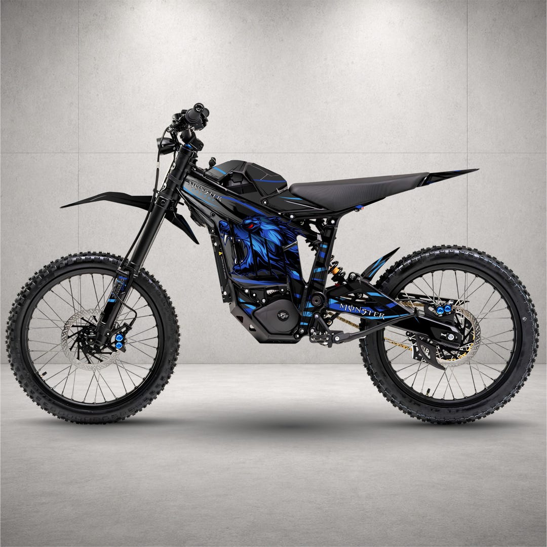 TALARIA Sting MX5 / MX5 Pro Graphics Kit, Electric Bike Wolf Sticker ...