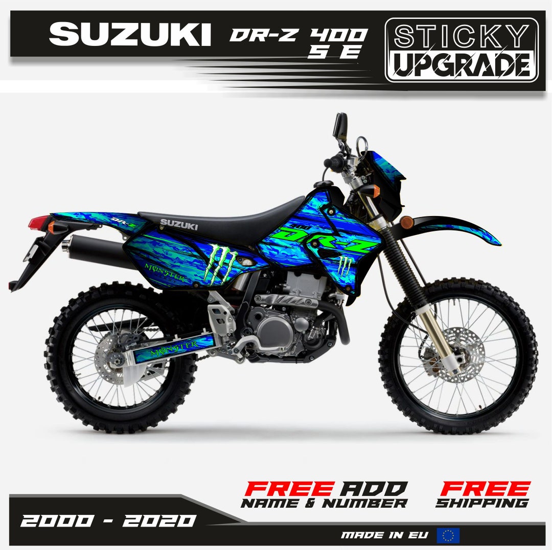 Suzuki DRZ 400 S E Graphics Kit, 2000 - 2020, Decals Kit 21 Mil 534 ...