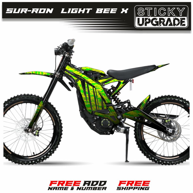 Sur-ron Light Bee Graphics Kit, Surron Wrap, Segway X260 Stickers ...