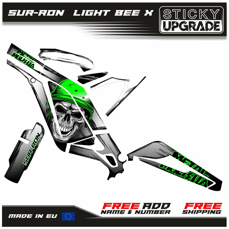 Sur-ron Light Bee X Graphics Kit, Segway X260 Stickers Set, Decal 21 ...