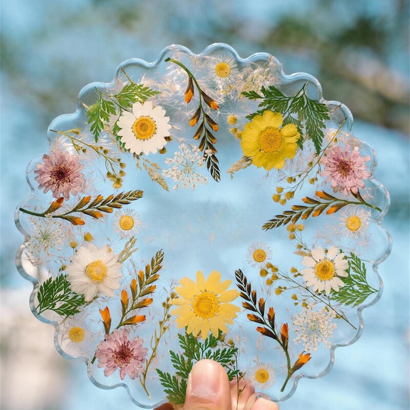 Wildflower Coasters - Etsy