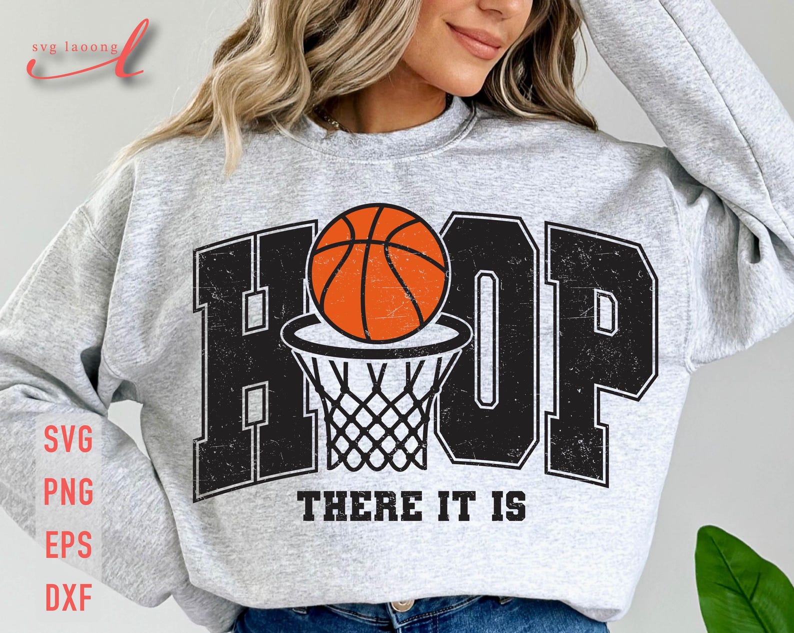 Hoop There It is SVG: Basketball Mom Game Day Design (digital Download ...