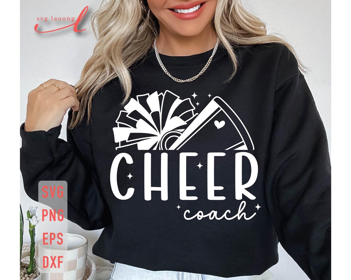 Cheer Coach SVG: Cheerleading Design for Shirts (digital Download) - Etsy