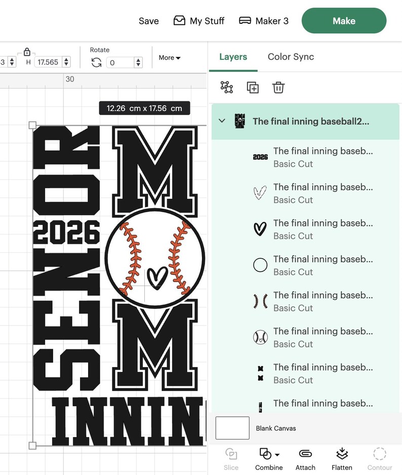 Senior Baseball Mom 2026 SVG: the Final Inning (digital Download) - Etsy