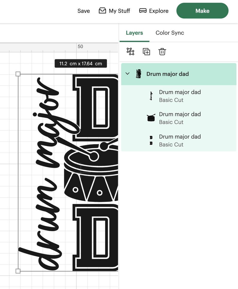 Drum Major Dad SVG: Band Dad Shirts, Drumline Design (digital Download ...