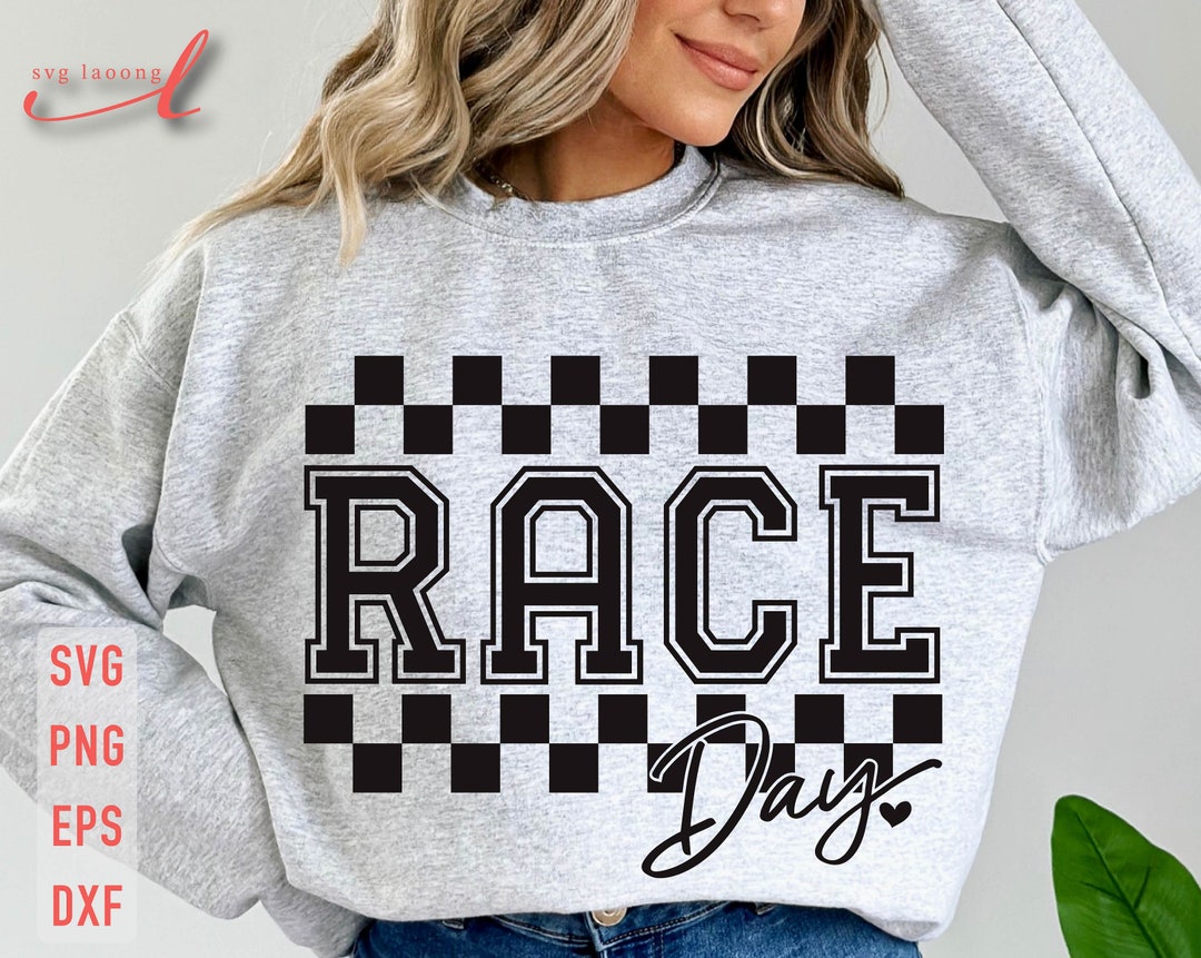 Race Day Svg, Race Day Png, Game Day Svg, Racing Svg, Race Day Cheer ...