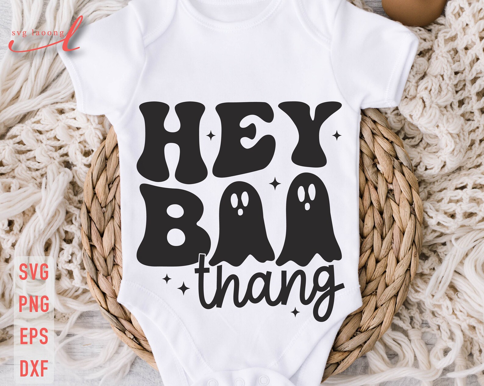 Hey Boo Thang Svg, Cute Ghost Svg, Spooky Season Svg, Kids Halloween ...