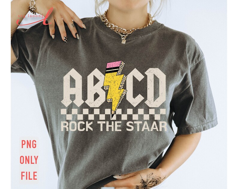 ABCD Rock the Staar Png, Test Day Png, Its Test Day Yall Png, Test Day ...