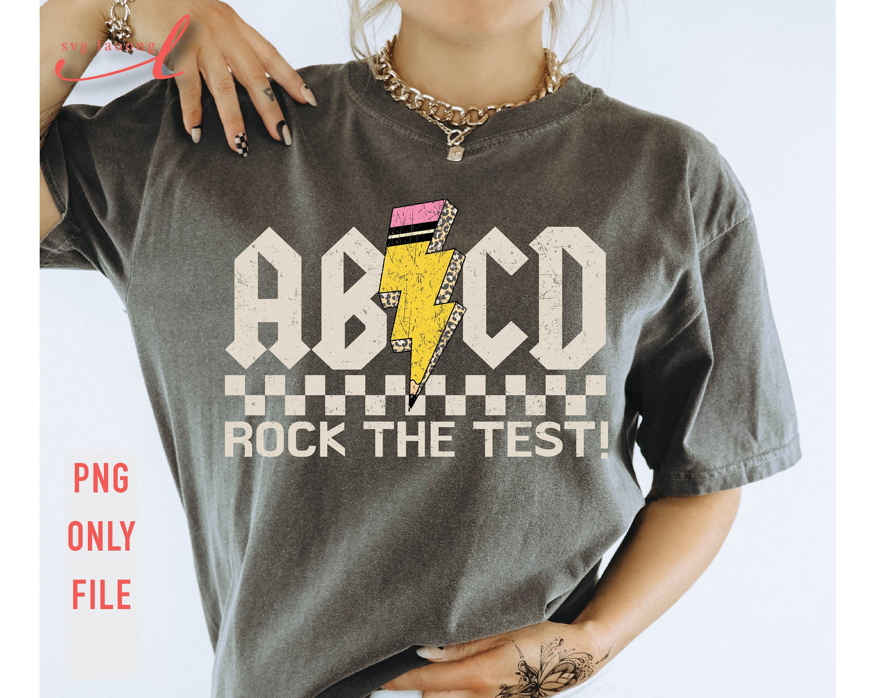 ABCD Rock the Test Png, Test Day Png, Its Test Day Yall Png, Test Day ...