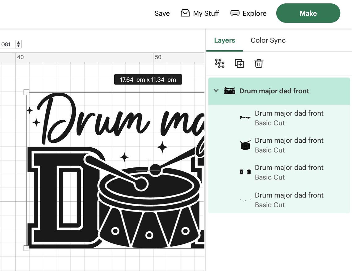 Drum Major Dad SVG: Band Dad Shirts, Drumline Design (digital Download ...
